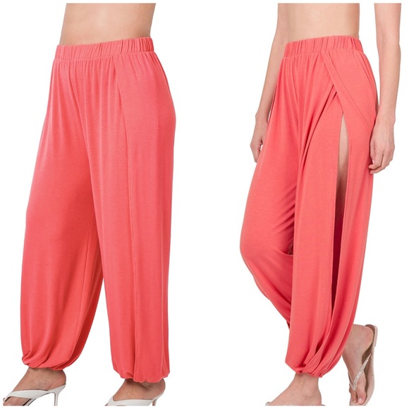 Pants & Jumpsuits | Just Arrived Pants With Side Slits In Desert Rose ...
